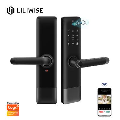 China Tuya Smart Door Lock with Camera WiFi Bluetooth Fingerprint Access for sale