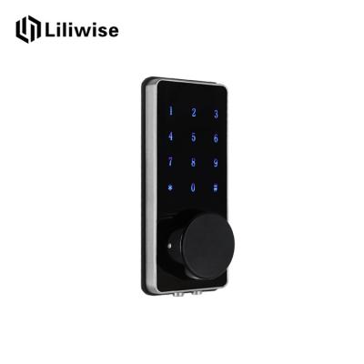 China Wifi Control Automatic Deadbolt Smart Password Door Lock Low Power Consumotion for sale