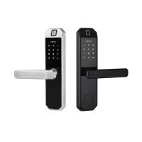 China H01 Semiconductor Sensor Fingerprint Door Lock with 4 Unlock Methods and 300 Data Capacity - Zinc Alloy Construction for sale