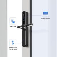 China Electronic Smart Code Card Aluminium Door Locks For Store High Effective for sale