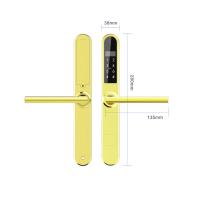 China Electronic Smart Code Card Aluminium Door Locks For Store High Effective for sale