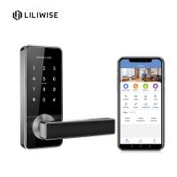 China A31 WiFi Bluetooth Smart Apartment Door Lock with 5 Unlock Methods for 30-80mm Doors for sale
