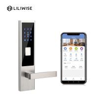 China LILIWISE Smart Door Lock with 4 Access Methods - Bluetooth APP, RFID Card, PIN Code & Mechanical Key for Apartments for sale