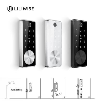 China Smart Electronic Door Locks Bluetooth Remote Control Digital Fingerprint With Automatic Deadbolt for sale