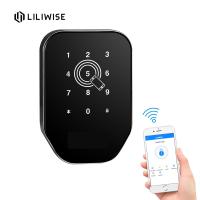 China LILIWISE Bluetooth Digital Cabinet Lock C02 with 6V Battery, 10,000 Operations & 3 Unlock Methods for sale