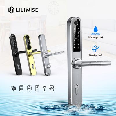 China Digital Electric Cord Slide Electronic Door Locks With Cylinder for sale