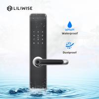 China LILIWISE H56B Smart Electronic Door Lock with 6V Battery, 335mm Size and 6 Unlock Methods for sale