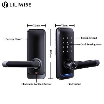 Cina Il telefono chiave meccanico elettronico delle serrature di porta di parola d'ordine domestica di tocco sblocca la serratura di porta di Smart in vendita