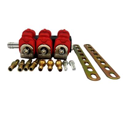 China Roter 2 Ohm/3 Zylinder LN-VTK03 des Ohm-3 Schiene für allgemeine Injektor CNG/LPG zu verkaufen