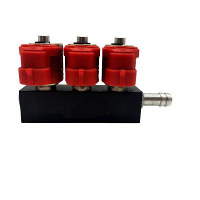 China Roter 2 Ohm/3 Zylinder LN-VTK03 des Ohm-3 Schiene für allgemeine Injektor CNG/LPG zu verkaufen