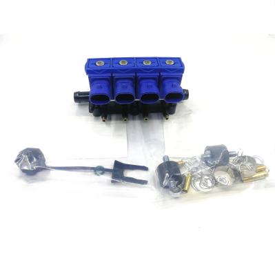 Cina 167HZ 2 Ohm / 3Ohm Autogas Autogaz LOMVL Style For CNG And LPG Rail Injector in vendita