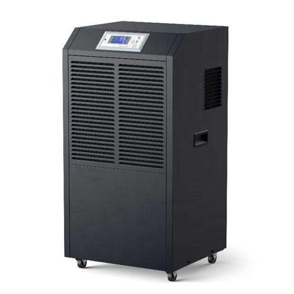 Quality 90L/D Low Temperature Resistant  Easy Move Big Wheels Professional Factory Warehouse Growroom Industrial Dehumidifier for sale