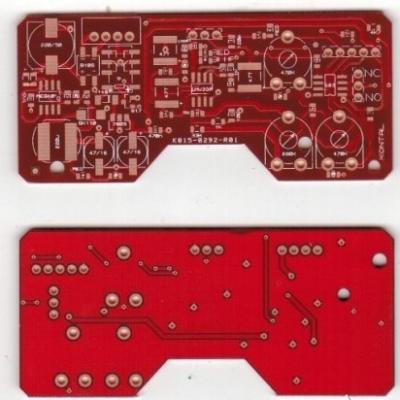 China 4 layer pcb  red solder masker pcb board fabrication multilayer circuit boards pcb design manufacturing multi pcb for sale