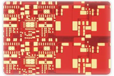 China 4 layer pcb  red solder masker pcb board fabrication multilayer circuit boards pcb design manufacturing multi pcb for sale