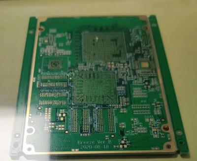 China pcb manufacturing 10 layer with plug hole pcb FR4 tg170 material ENIG surface BGA multilayer circuit boards pcb design for sale