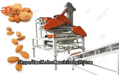 China Stainless Steel Almond|Hazelnut|Camellia Fruit|Peach Seed Shelling Machine With Three Stage For Sale for sale