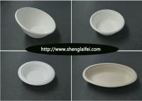 China 3 Compartment Biodegradable Disposable Microwave Fast Food Container 220x220x40mm 50g for sale