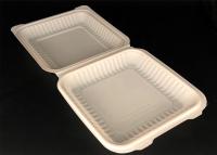 China Biodegradable Compostable Tableware Set 26x20cm Food Trays Bowls Cornstarch PLA Sugarcane Bagasse for sale