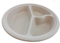China Biodegradable Compostable Tableware Set 26x20cm Food Trays Bowls Cornstarch PLA Sugarcane Bagasse for sale