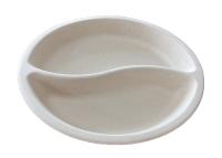 China Biodegradable Compostable Tableware Set 26x20cm Food Trays Bowls Cornstarch PLA Sugarcane Bagasse for sale
