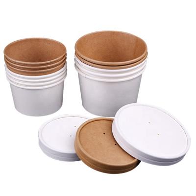 China Custom LOGO printing disposable paper cup ice cream paper cup for sale