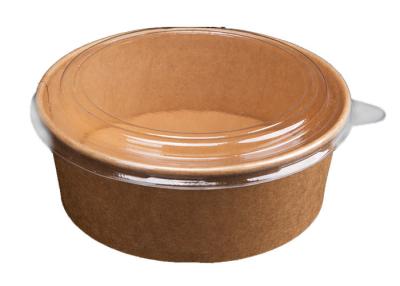 China 32OZ MICROWAVABLE DISPOSABLE KRAFT SOUP BOWLS BIODEGRADABLE SALAD BOWLS FOR TAKE AWAY FOOD CONTAINER for sale