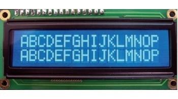 中国 デジタル 16 x プリンター、走査器のための青い陰性が付いている 2 白黒 LCD の表示 販売のため