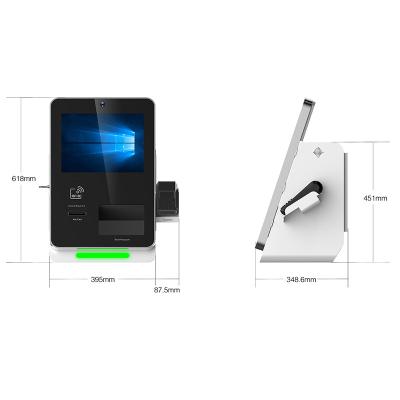 Cina Chiosco di pagamento in colore nero 15 pollici Display per il check-in in hotel in vendita