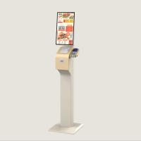 China 15.6 Inch Self Ordering Kiosk with 3 Inch Thermal Printer and 2D Barcode Scanner for sale