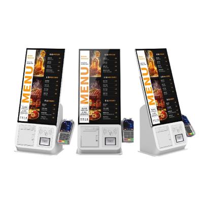 China 21.5 Inch Android Linux Windows Touchscreen Self Ordering Pos Terminal Digital Self-service Payment Kiosk for sale