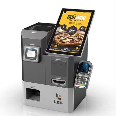 Cina Macchina cassiera automatica intelligente con accettore di bollette e cambiamento di moneta accettore e cambiamento e POS integrazione in vendita