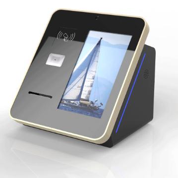 China 15 Inch Desktop Hotel Kiosk with Touchscreen and Card Reader, 12-Month Warranty for sale