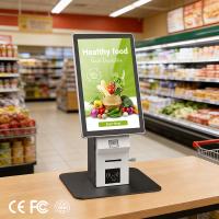 China Compact Self Payment Kiosk 21.5 Inch Touchscreen Barcode Scanner Receipt Printer POS for sale