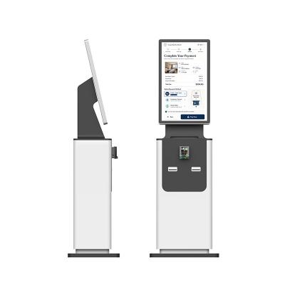China 24/7 Self Service Bill Payment Kiosk with Receipt Printing QR Reader Cash Accepted for sale