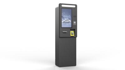 China IP65 Rated Outdoor Car Wash Payment Kiosk Galvanized Steel Shell Material Weather Resistant Platform Supporting Payment Collection Outdoors for sale