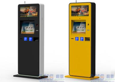 China HD Player Stand Up Advertising Sign Free Standing Payment Kiosk 220V - 240V for sale