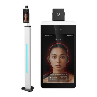 Chine Dispositif d'alarme de fièvre de reconnaissance des visages de système d'Access de porte avec la caméra thermique à vendre