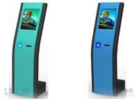 China Automatic Ticket Vending Kiosk 17 inch Touch Screen Self Service Kiosk with Thermal Printer 110 240V for sale
