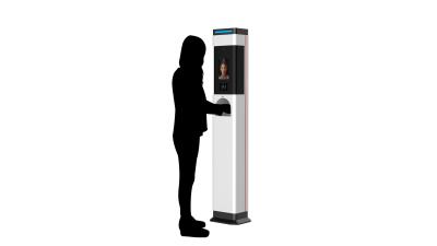 Chine 1280x800 RS232 8" détecteur de la température de reconnaissance des visages à vendre