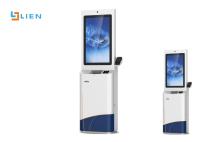 China Automatic Cash Payment Kiosk Machine with Barcode Scanner and Encrypted Pin Pad 17 inch Touch Screen for sale