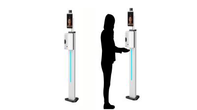 Chine 1000ml 8" scanner de la température des disques AI de la reconnaissance 150000 de masque à vendre