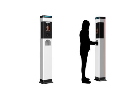 Chine Biométrie 50CM d'AI thermomètre RJ45 de reconnaissance des visages de 150000 disques à vendre