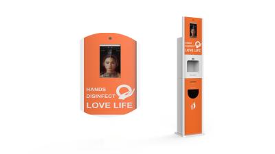 Chine 50CM 12VDC 8" poubelle d'aseptisant de caméra de reconnaissance des visages à vendre