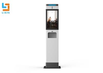 Chine La température vérifiant le kiosque thermique de scanner de désinfection de main avec la reconnaissance des visages à vendre