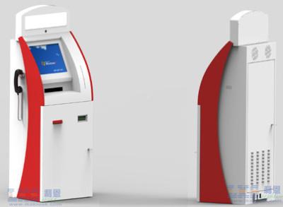 China High Safety Touchscreen Laboratory Test Report Printer Health Kiosk With Platform Scale for sale