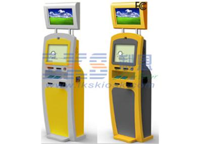 China Tourism Destinations SIM Card Dispenser Kiosk , Self Check In Dual Screen Kiosk for sale
