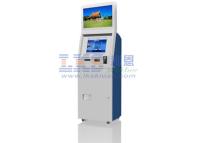 China Rugged Dual Screen Interactive Kiosk with 17in Touchscreen and Bundle Cash Acceptor for sale