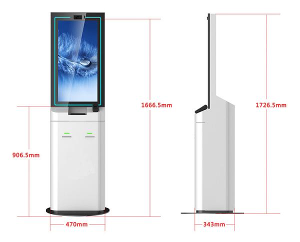 Self Service Check In Kiosks At Airports/Hotel Check in Kiosk/Hospital Check in Kiosk with Custom Design by LKS