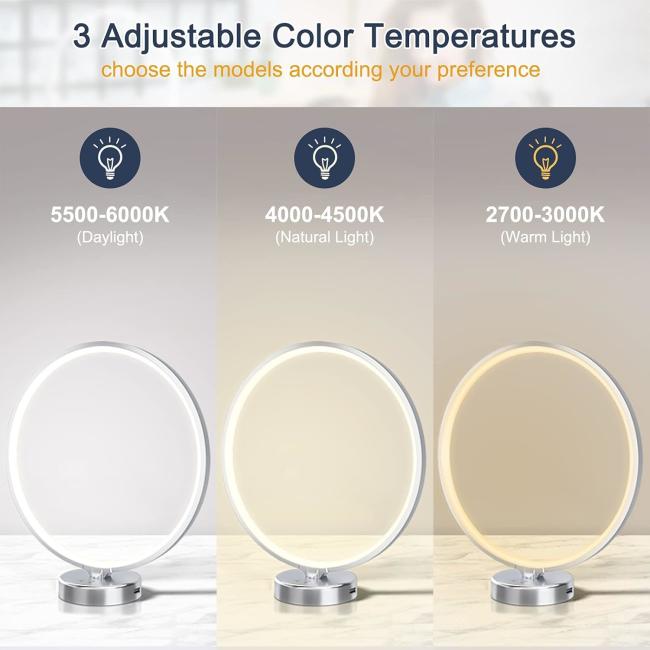 Close-up view of Light Therapy Lamp controls and display