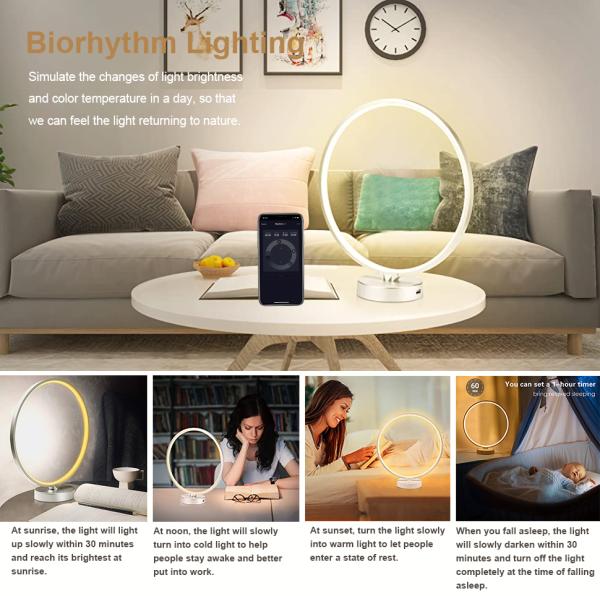 Quality Smart Light Therapy Lamp 10000 Lux with APP-Controlled Adjustable Timer for SAD for sale